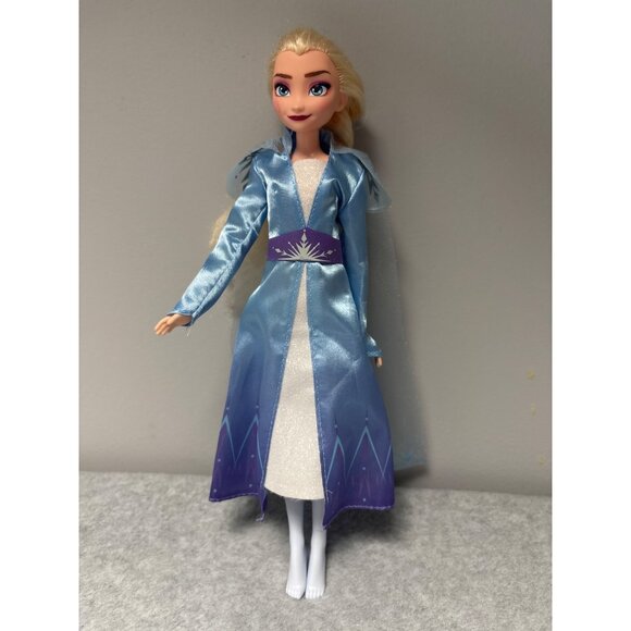 Hasbro | Toys | Disney Frozen Ii Elsa Doll 2 Sparkly Ice Blue Dress ...